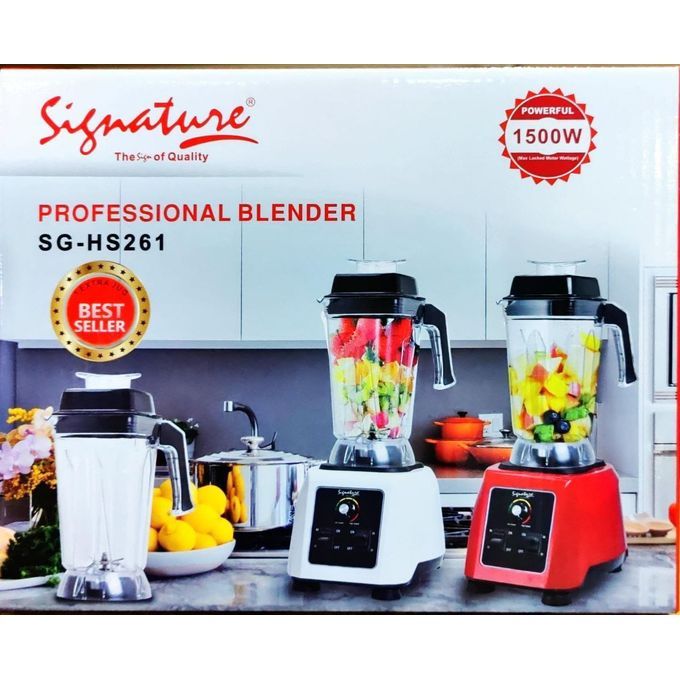 Signature Heavy Duty Unbreakable Commercial Blender 1500W